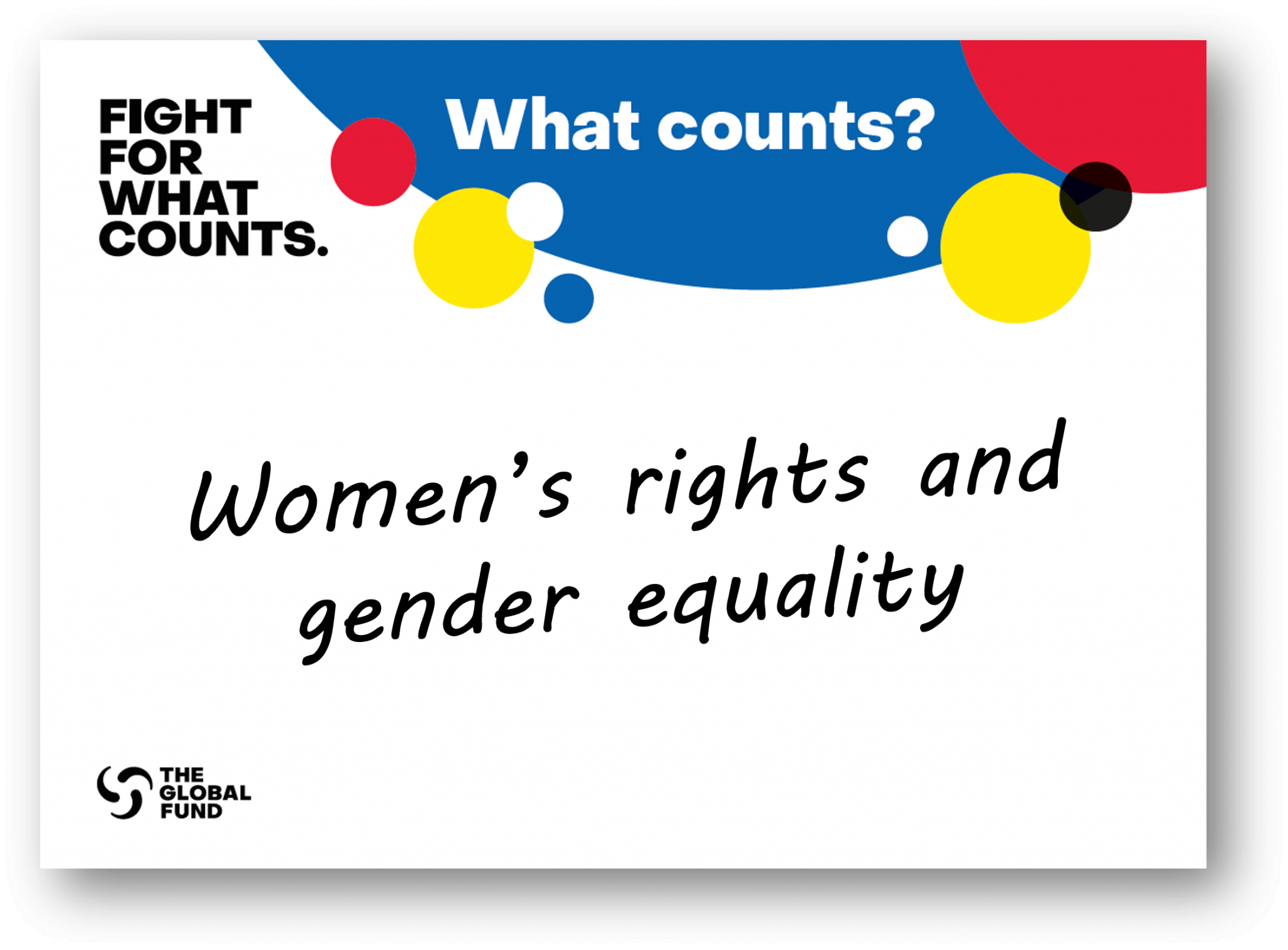 The Global Fund’s 7th Replenishment: Fight For What Counts: Women’s ...